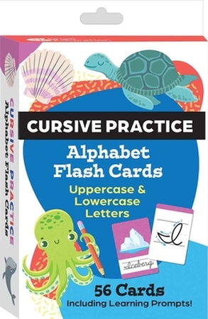 Cursive Practice Alphabet Flash Cards - Teacher Created Materials ...