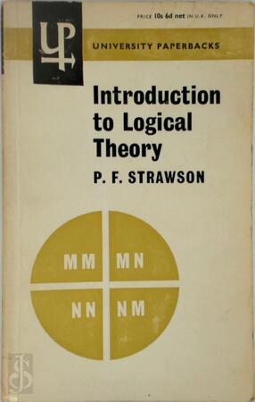 Introduction to Logical Theory - Peter Frederick Strawson | De Slegte