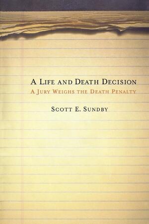 Life and Death Decision - Scott E Sundby - (ISBN: 9780230600638) | De ...