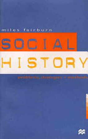 Social History - Miles Fairburn - (ISBN: 9780312221249) | De Slegte