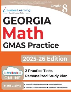 Georgia Milestones Assessment System Test Prep: 8th Grade Math Practice ...