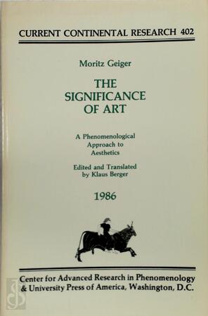 The Significance of Art - Moritz Geiger - (ISBN: 9780819154859) | De Slegte