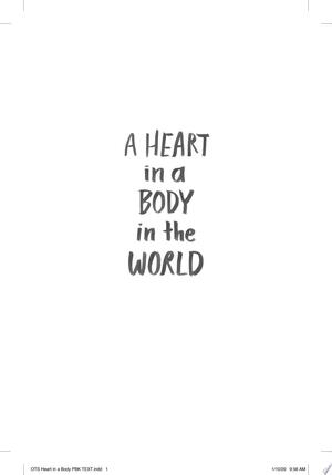 A Heart in a Body in the World - Deb Caletti - (ISBN: 9781481415217 ...