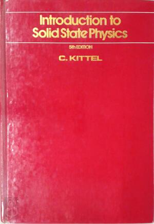 Introduction to Solid State Physics - Charles Kittel - (ISBN ...