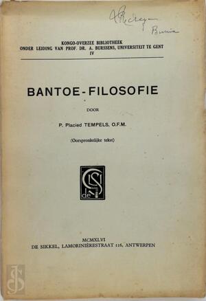 Bantoe-filosofie - Placide Tempels | De Slegte