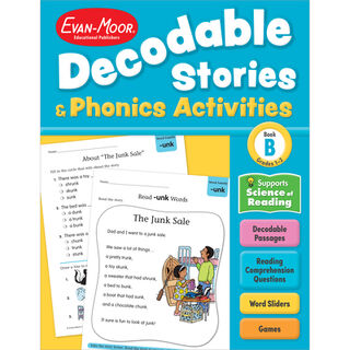 Decodable Stories and Phonics Activities, Book C, Grades 1-2 - Evan ...