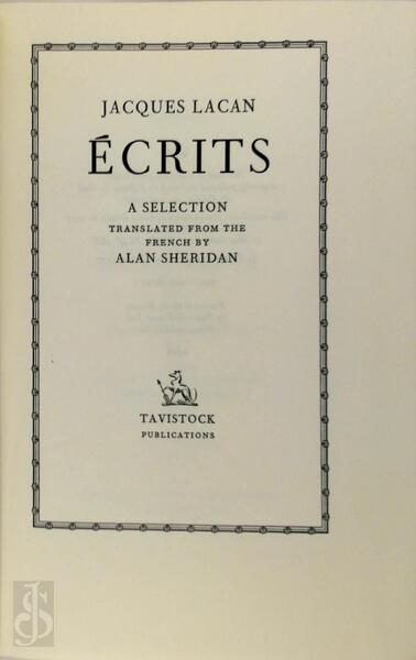 Écrits: a Selection - Jacques Lacan - (ISBN: 042274140x) | De Slegte