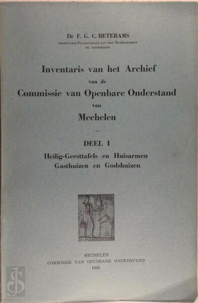 Inventaris van het Archief van de Commissie van Openbare Onderstand van ...