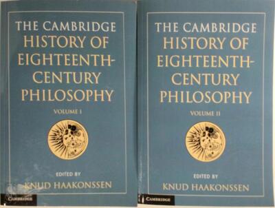 The Cambridge History of Eighteenth-century Philosophy - 2 Volumes ...