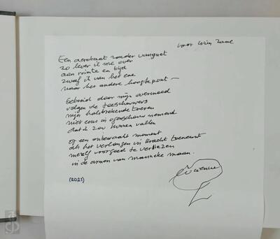 Liber Amicorum Lucienne Stassaert [met handgeschreven gedicht ...