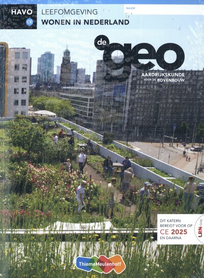 De Geo LRN-line (CE 2025 e.v.) online + boek havo Wonen in Nederland - (ISBN: 9789006262148 ...