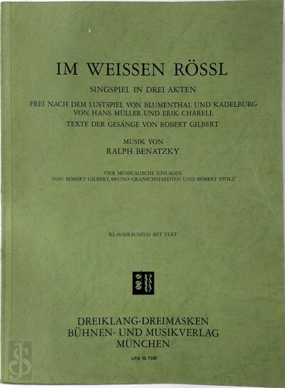 Ralph Benatzky: Im Weissen Rössl (Vocal/Piano score) - Ralph Benatzky ...