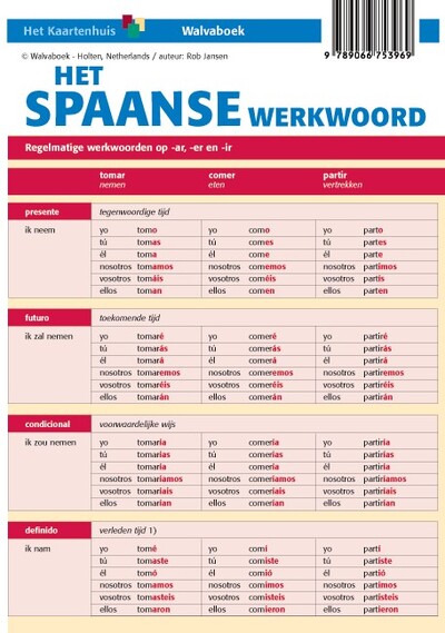 Het Spaanse werkwoord - Rob Jansen - (ISBN: 9789066753969) | De Slegte