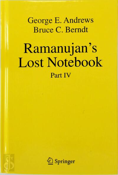Ramanujan's Lost Notebook - Part IV - George E. Andrews, Bruce C ...