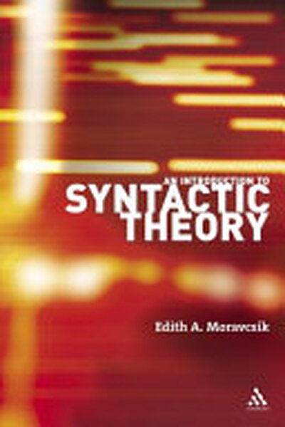 An Introduction to Syntactic Theory - Edith A. Moravcsik - (ISBN ...