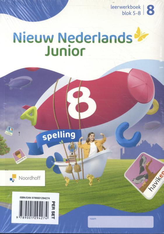 Nieuw Nederlands Junior Spelling groep 8 set - (ISBN: 9789001294274 ...
