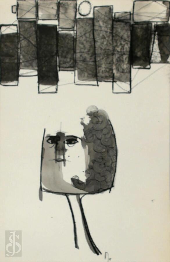 Patrick Conrad - Originele tekening (1969 of 64) - CONRAD, Patrick ...