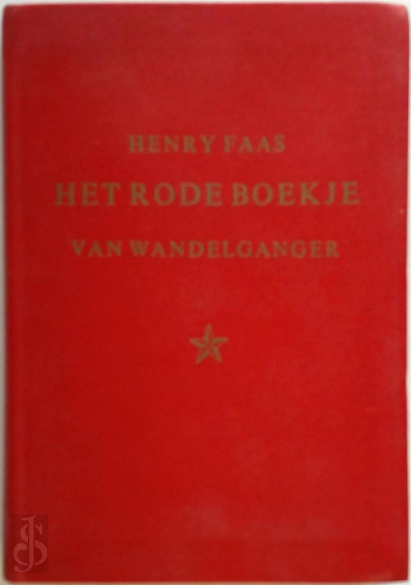 Het rode boekje van Wandelganger - Henry Faas | De Slegte