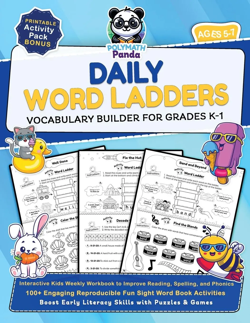 Daily Word Ladders and Vocabulary Builder for Grades K-1 - Polymath ...