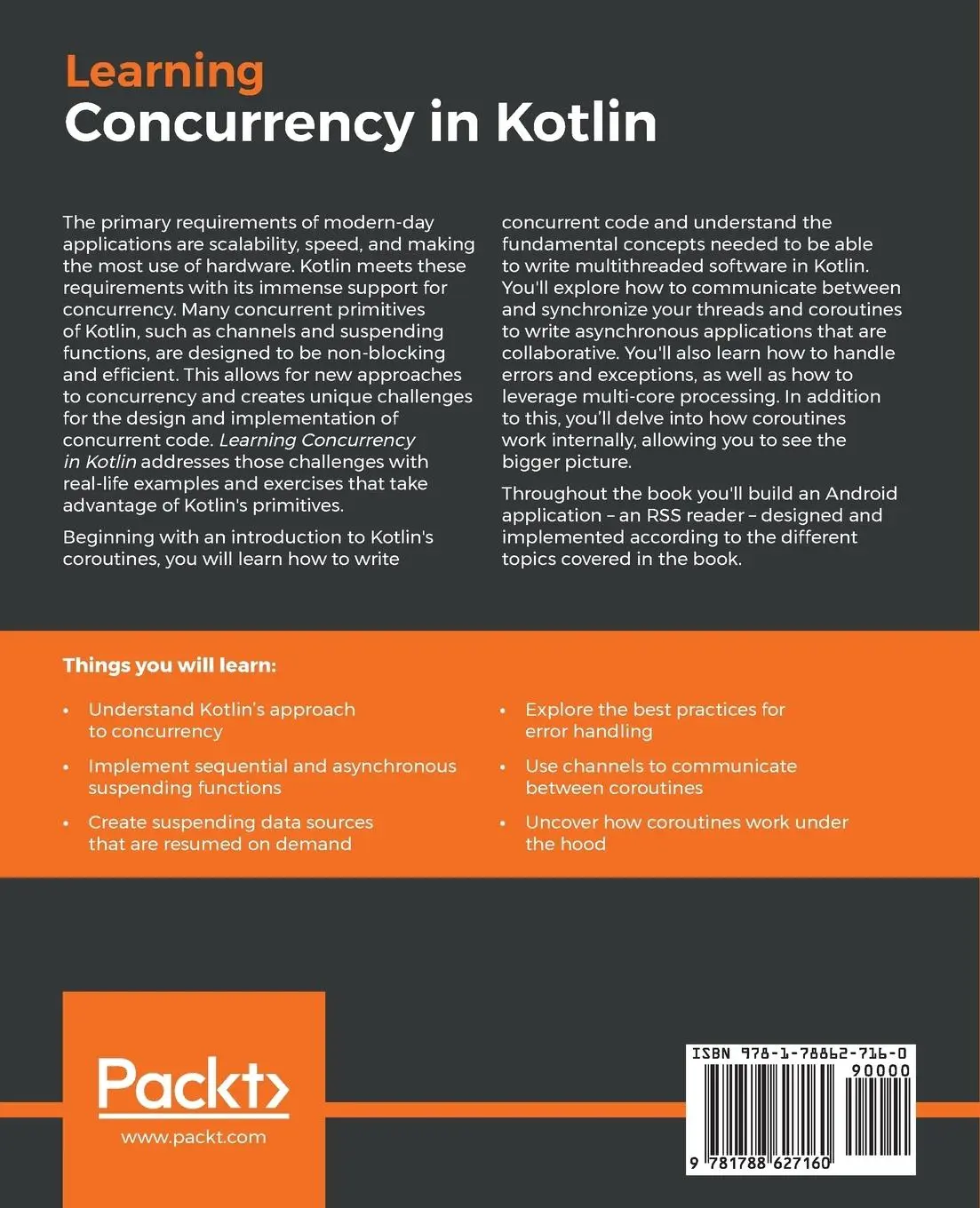 Learning Concurrency in Kotlin - Miguel Angel Castiblanco Torres - (ISBN: 9781788627160) | De Slegte