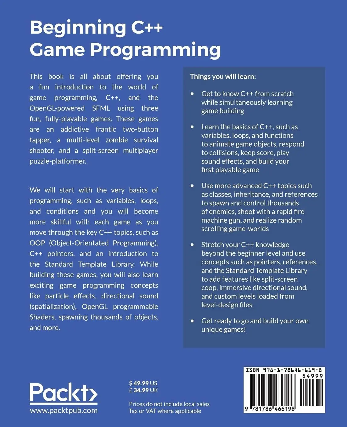 Beginning C++ Game Programming - John Horton - (ISBN: 9781786466198 ...