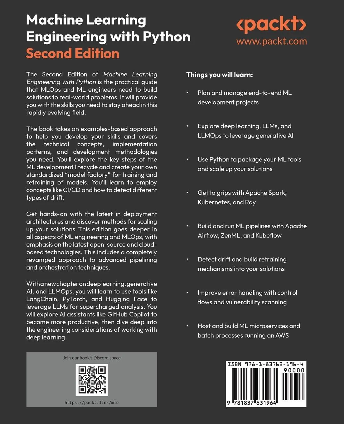 Machine Learning Engineering with Python - Second Edition - Andrew McMahon - (ISBN ...