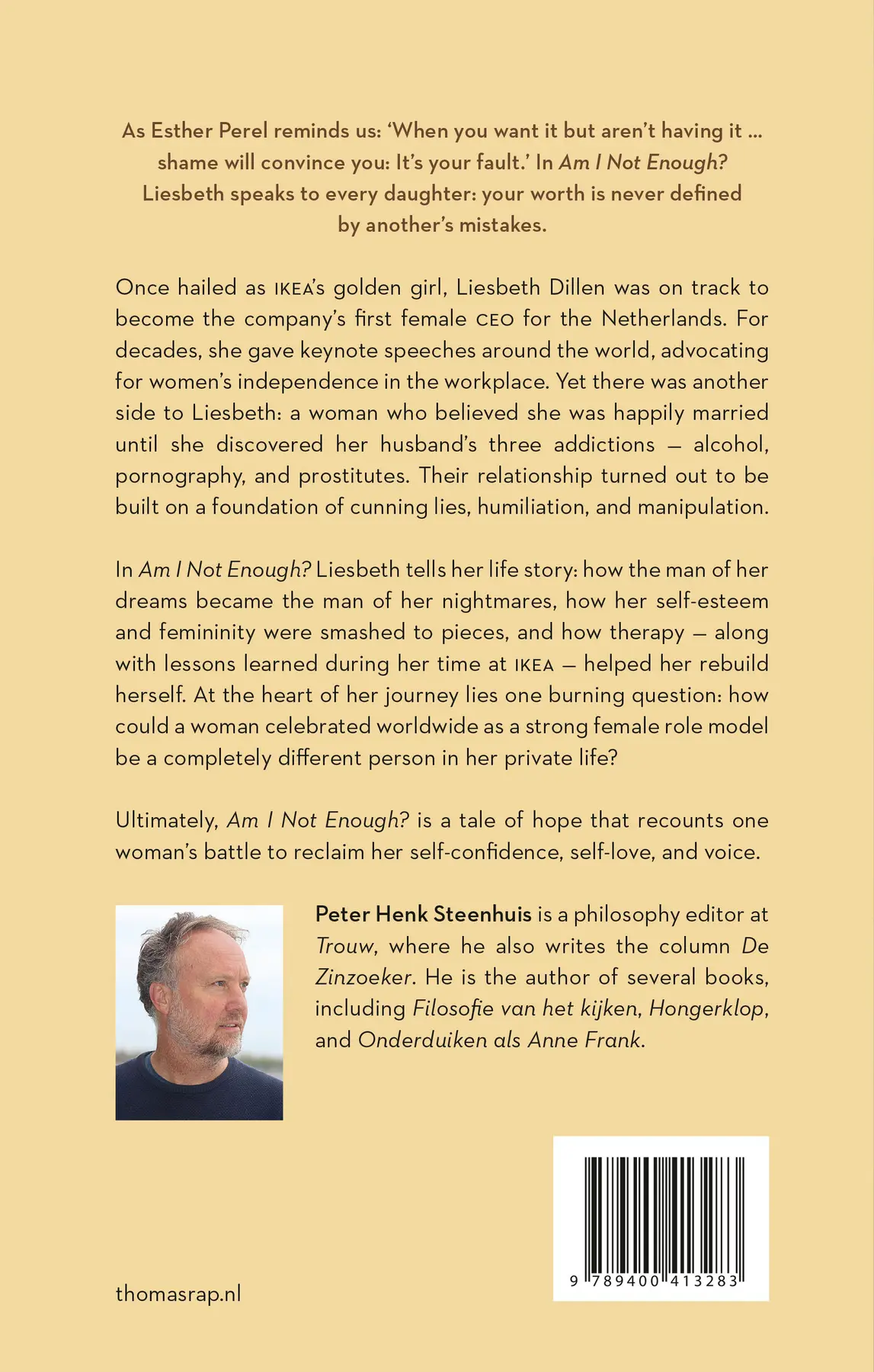 Am I Not Enough? - Peter Henk Steenhuis - (ISBN: 9789400413283) | De Slegte