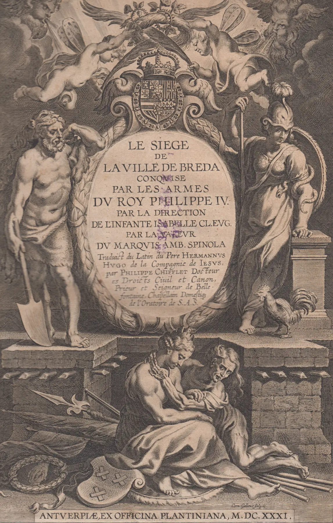 Le siège de la ville de Breda par les armes du roy Philippe IV - Hugo ...