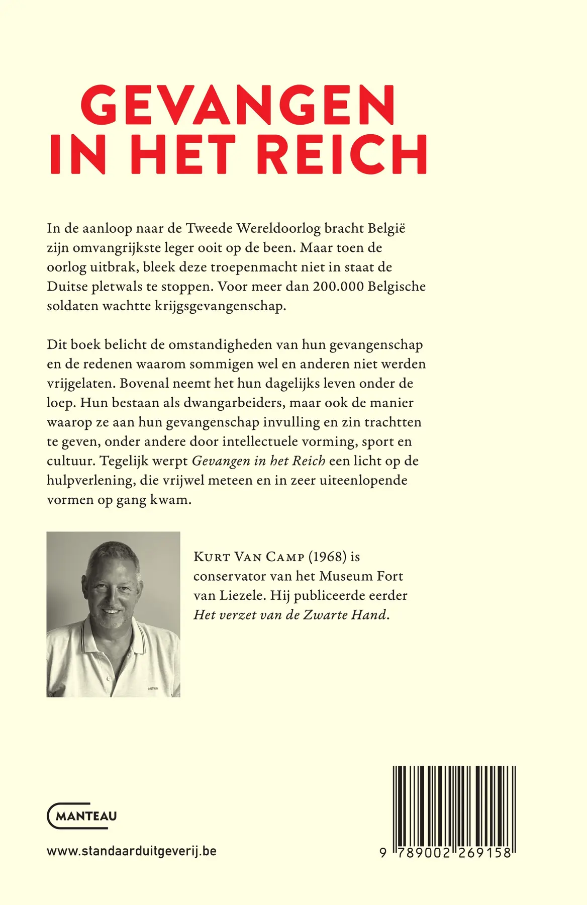 Gevangen in het Reich - Kurt van Camp - (ISBN: 9789002269158) | De Slegte