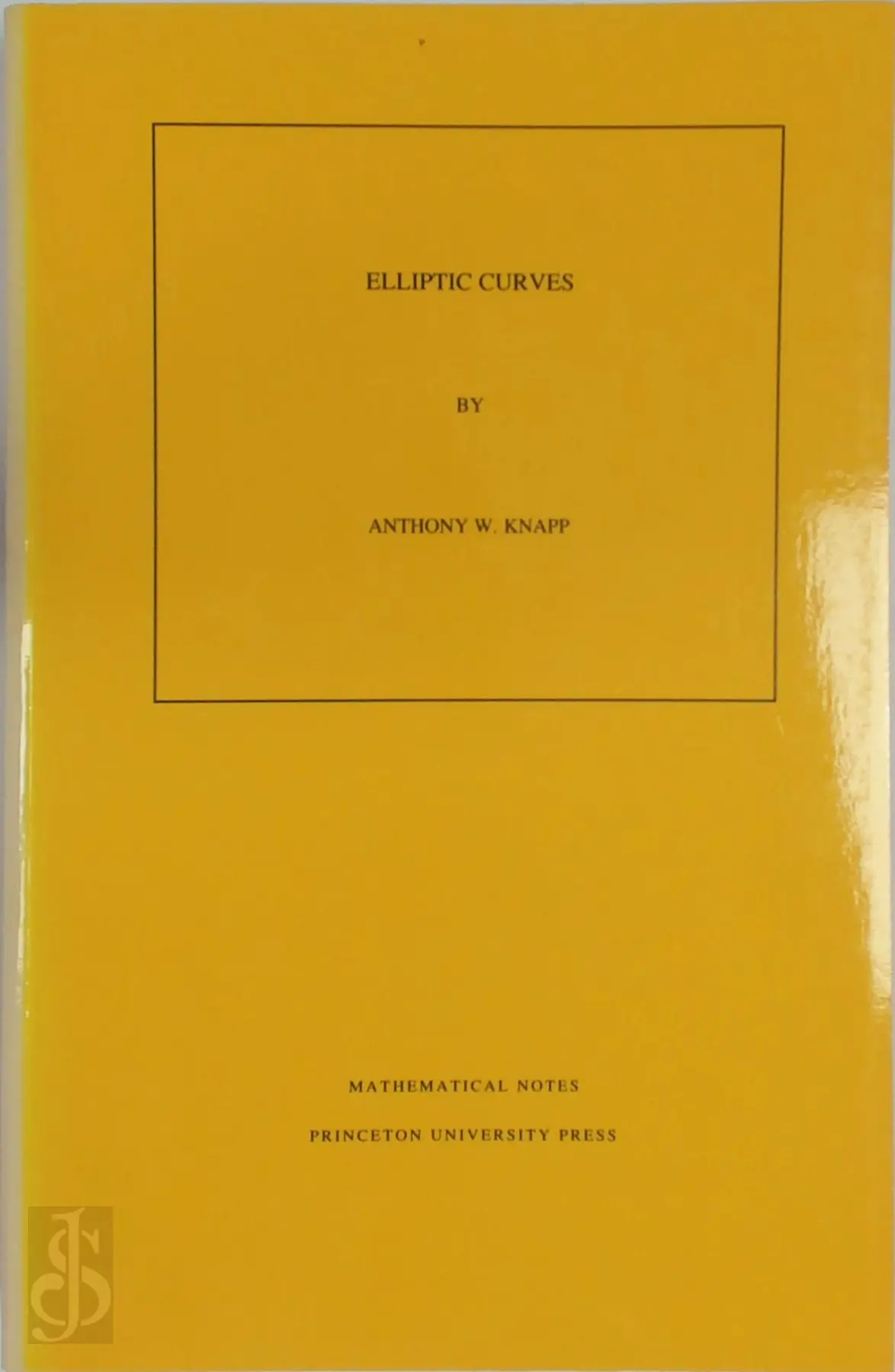 Elliptic Curves. (MN-40): - Anthony W. Knapp - (ISBN: 9780691085593 ...