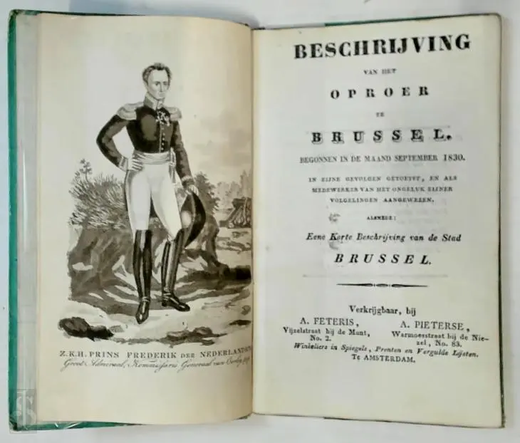 Beschrijving van het oproer te Brussel [...] Alsmede: Eene korte ...