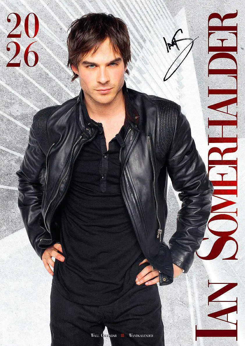 Ian Somerhalder Offizieller Kalender 2026 - Ian Somerhalder, Damon ...