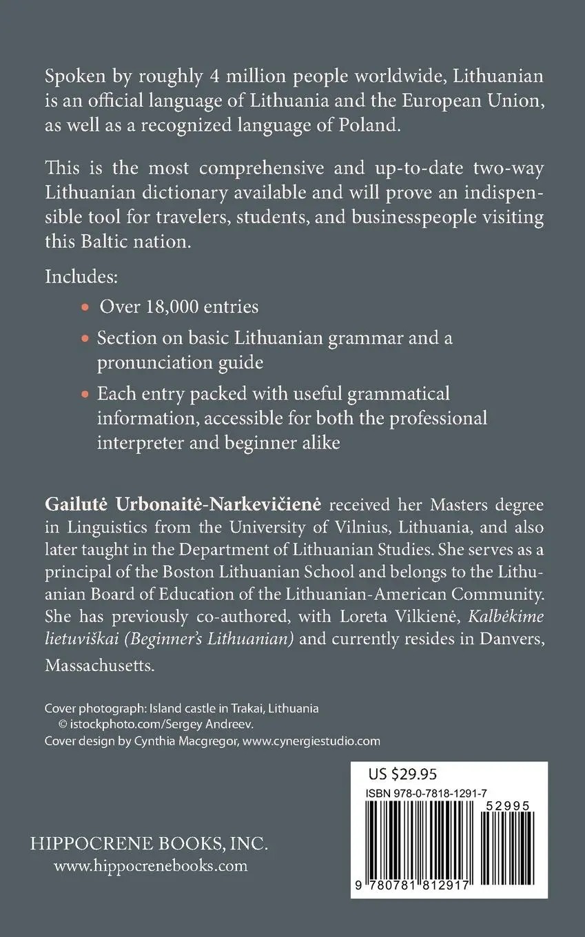 Lithuanian-English/English-Lithuanian Practical Dictionary - Gailut ...