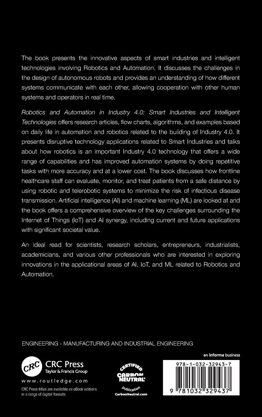 Robotics and Automation in Industry 4.0 - (ISBN: 9781032329437) | De Slegte