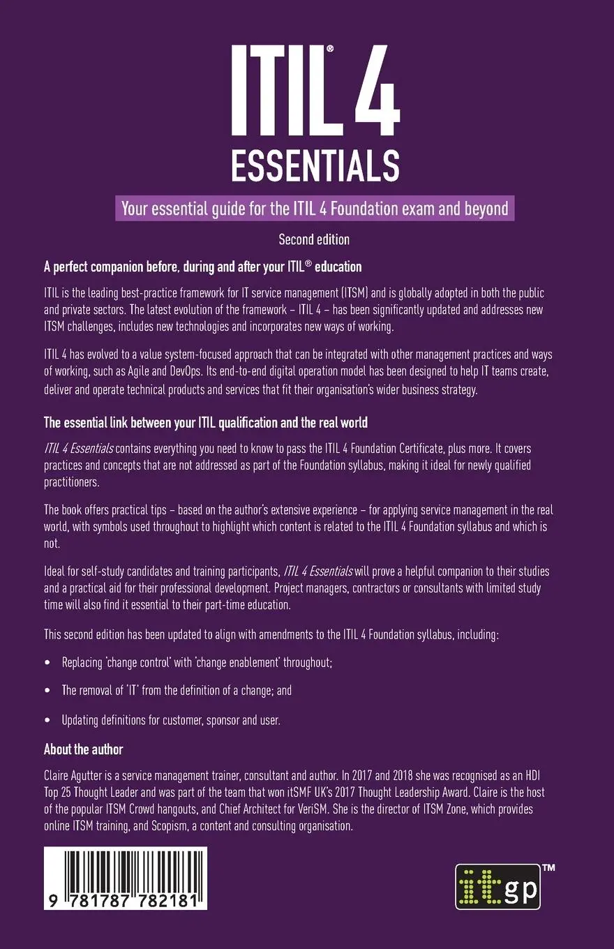 ITIL® 4 Essentials: Your essential guide for the ITIL 4 Foundation exam ...