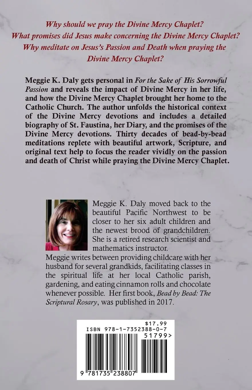 For the Sake of His Sorrowful Passion - Meggie K Daly - (ISBN ...