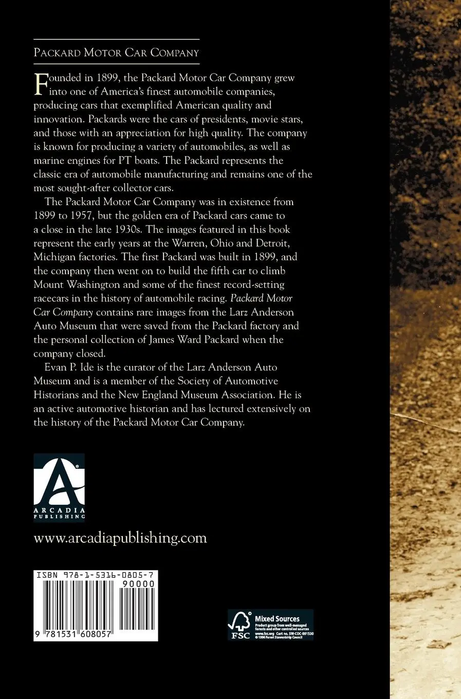 Packard Motor Car Company - Evan P Ide, Forword Joseph S Freeman ...