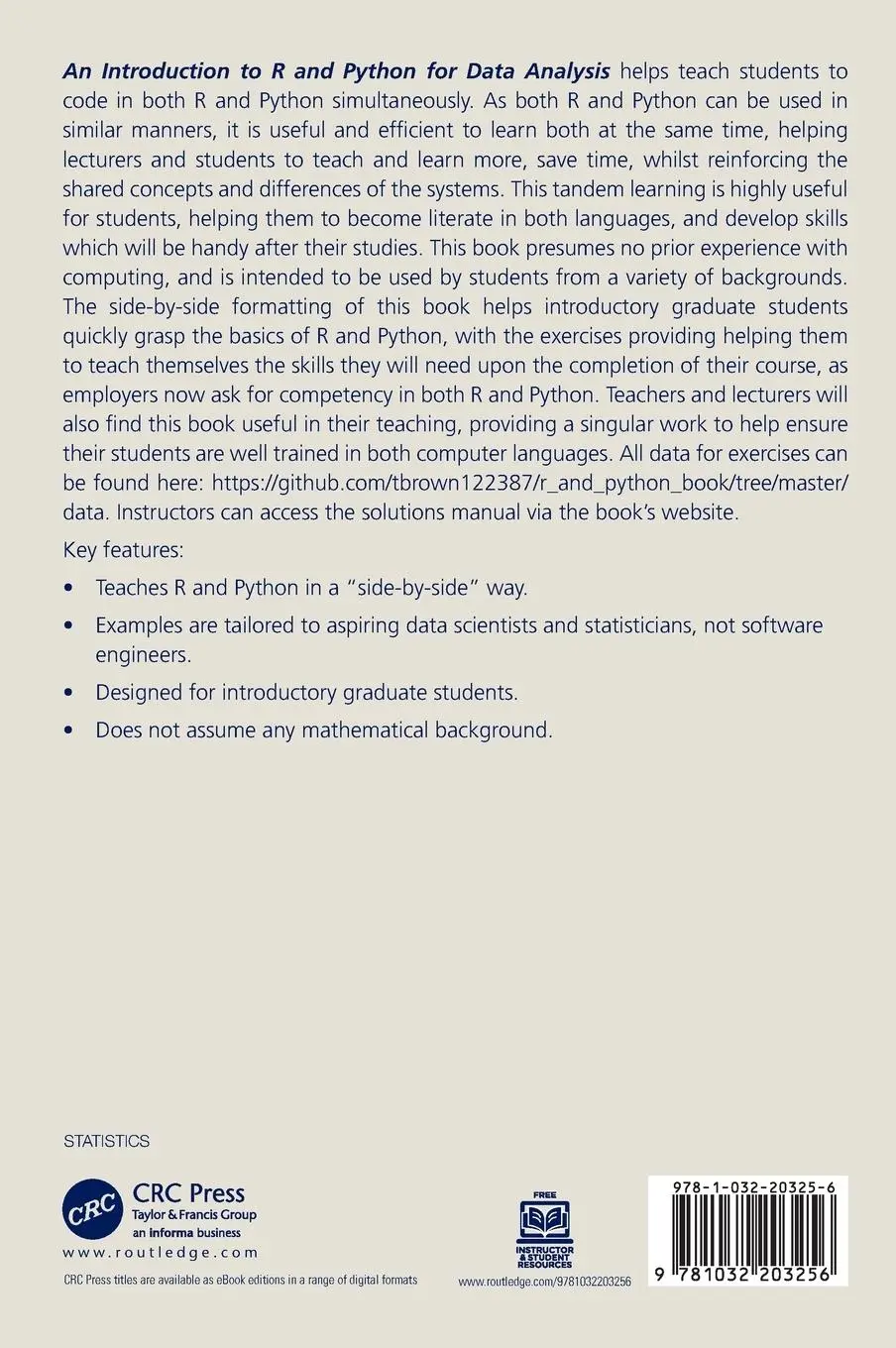 An Introduction to R and Python for Data Analysis - Taylor R ...