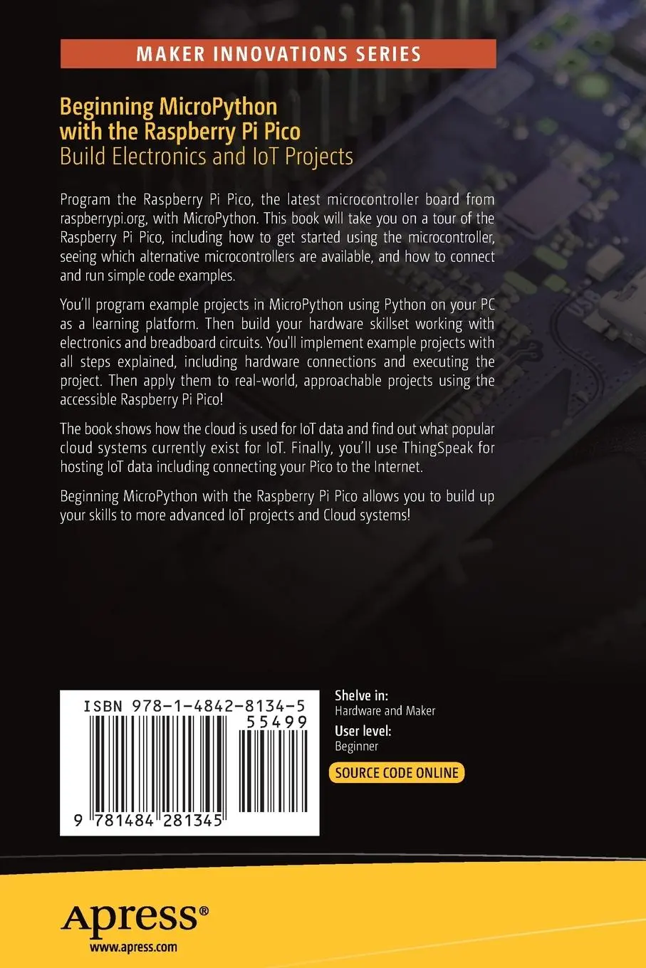 Beginning MicroPython with the Raspberry Pi Pico - Charles Bell - (ISBN ...