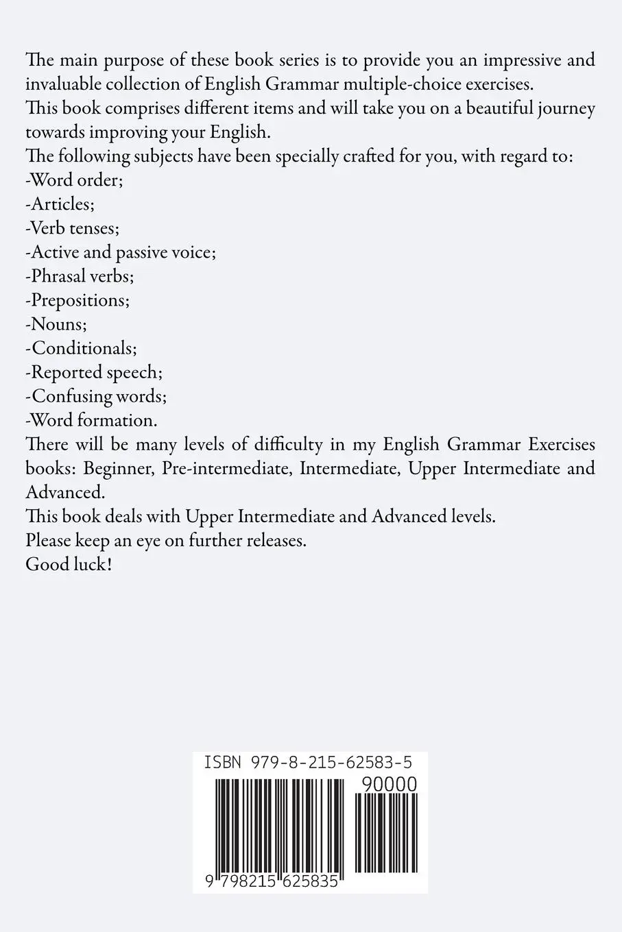 English Grammar Exercises With Answers Part 4 - Daniel B. Smith - (ISBN ...